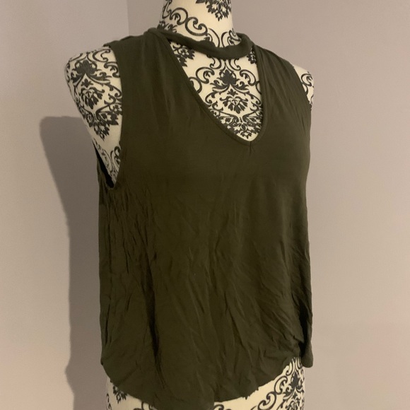 Garage | Tops | Army Green Classy Tank | Poshmark